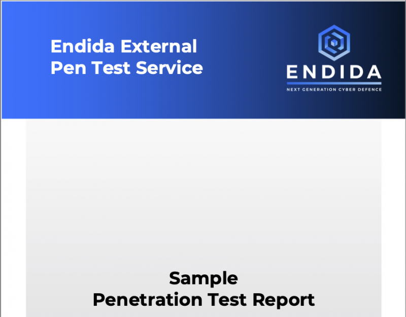 External Pen Test Sample Report | Endida